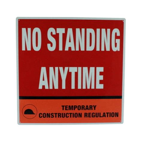 18 X 12 No Parking Anytime Metal Sign Greschlers Hardware