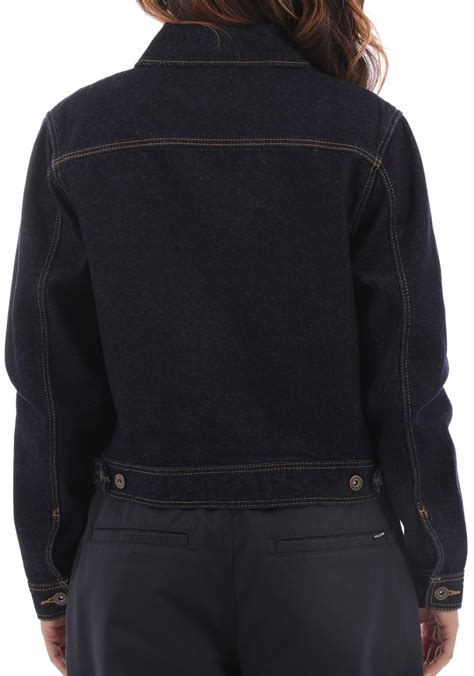 Dickies Womens Madison Jacket Rinsed Indigo Blue Tactics