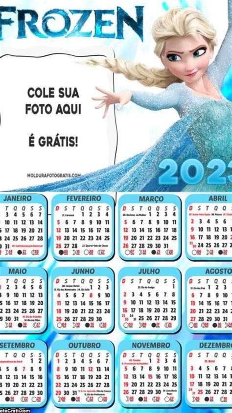 Princess Sofia Em 2023 Calendários Infantis Calendário Frozen