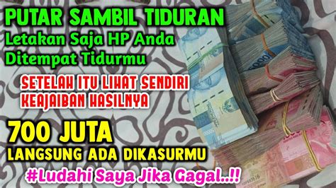 PUTAR SAMBIL TIDURAN UANG DATANG SENDIRI KERUMAH ANDA MELALUI MALAIKAT MIKAIL Doa Cepat Kaya