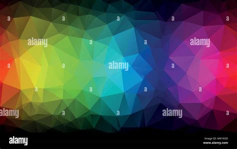 Geometric Dark Color Spectrum Texture Background Stock Vector Image