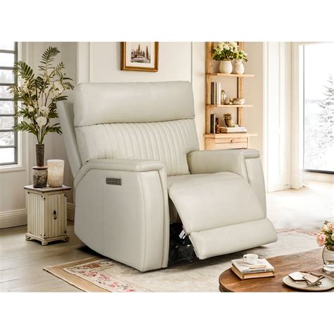 Triple Motor Recliner 39 Genuine Leather Power Zero Gravity Recliner