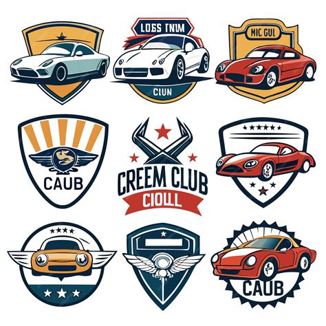 Coleção De Logotipos De Carros Emblemas Automotivos Icônicos Para