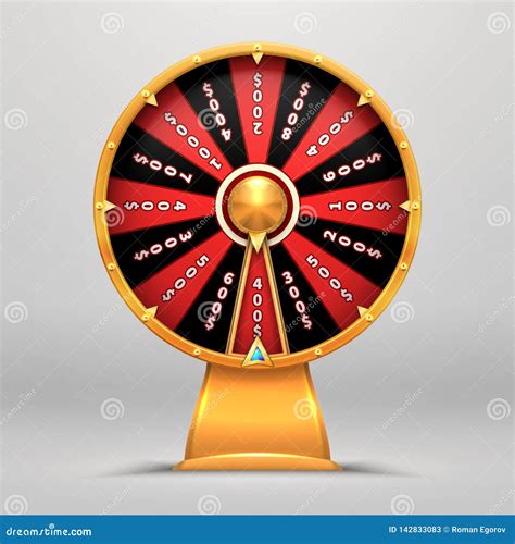 Fortune Wheel Lucky Number Wheeling Motion People Turn 3d Arrow Luck