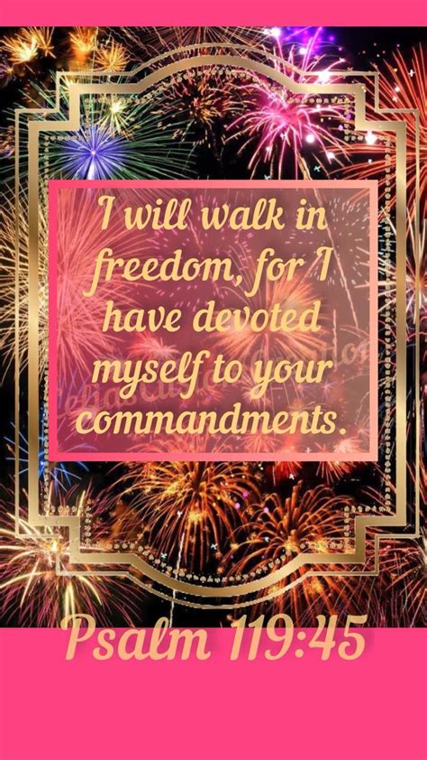 Psalm 119 45 Walking In Freedom Beautiful Christmas Scenes Psalm 119