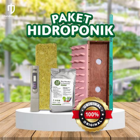 Jual Paket Murah Hidroponik 30 Lubang Lengkap Shopee Indonesia