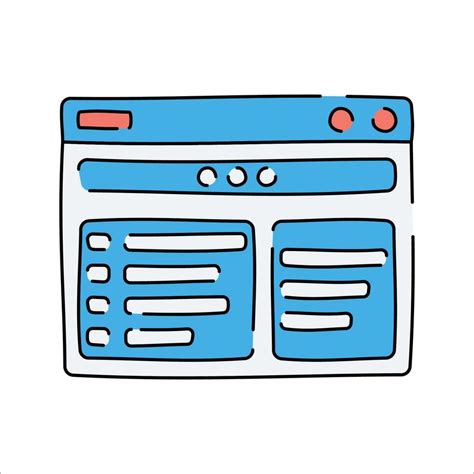 website dashboard a structured webpage displaying navigation menus and
