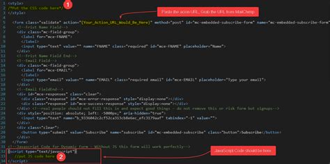 How To Make An Email Subscription Form Using Html No Plugin Required