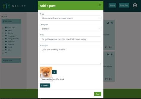 Github Whittark Wellby Mern Wellness Community App