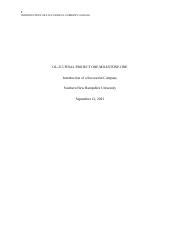 OL Principles Of Managment Final Project Milestone One Docx