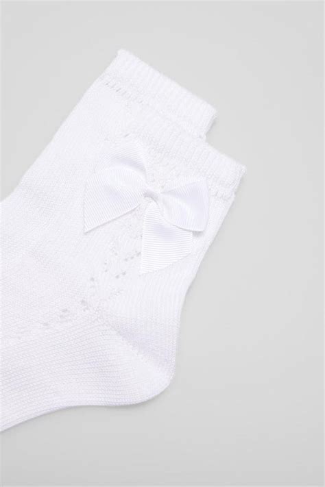 CALCETIN INFANTIL CALADO LAZO M 02853 YSABEL MORA VARIOS COLORES