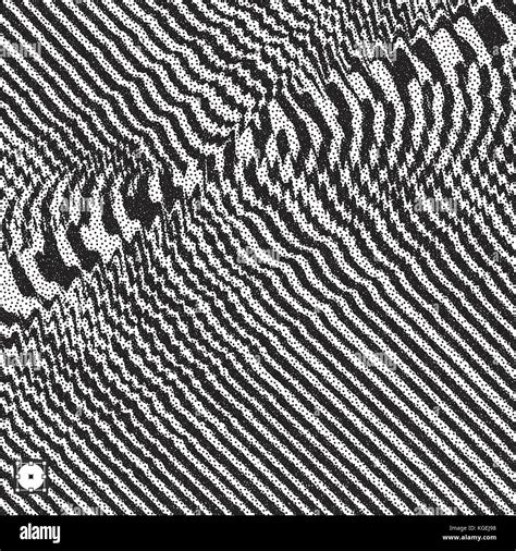 Waveform Background Dynamic Visual Effect Surface Distortion Black And White Sound Waves