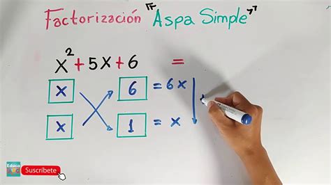 Factorización por el aspa simple YouTube
