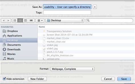 Usability User Can Specify A Directory For An Auto Generated Filename Or Specify An Explicit