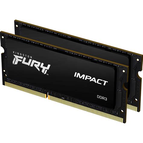 Модуль памяти SO-DIMM DDR3 16Gb (2x8Gb) PC12800 1600Mhz Kingston Fury ...