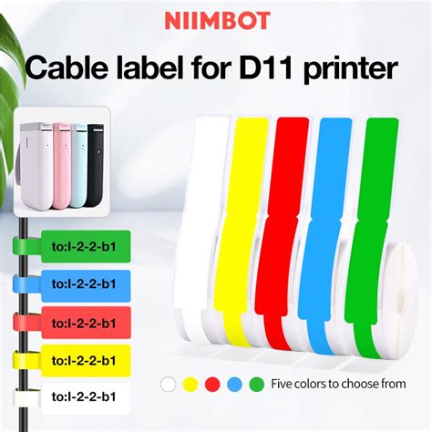 Cable Label Series Niimbot Cable Lable Tape For Printer D11 D110