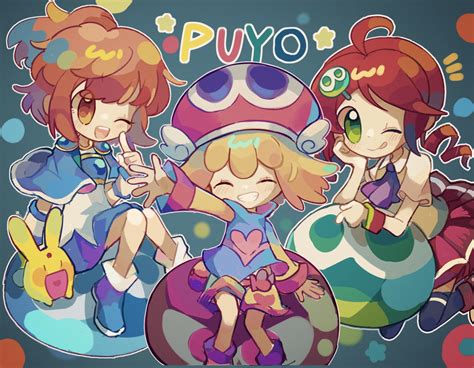 Arle Nadja Puyo Carbuncle Amitie And Andou Ringo Puyopuyo And 2