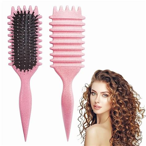 Curly Hair Brush Curl Defining Brushes Styling Brush For Curly Hair