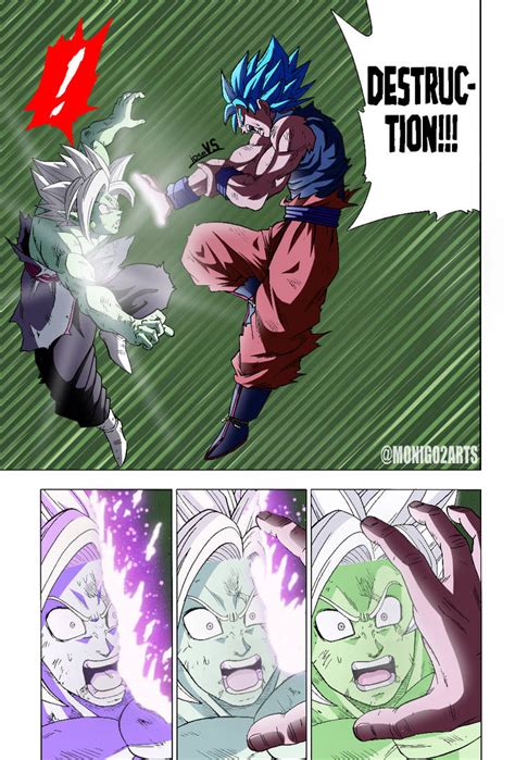 Goku Ssbc Uses Hakai Vs Zamasu Gattai Dbs Manga 25 By Monig02 On Deviantart