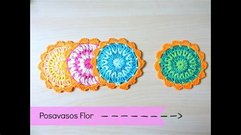 Cómo hacer posavasos de ganchillo fáciles Easy crochet coasters YouTube
