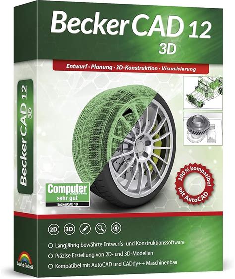Beckercad 12 3d Cad Software Und 3d Zeichenprogramm Für Architektur Maschinenbau Modellbau