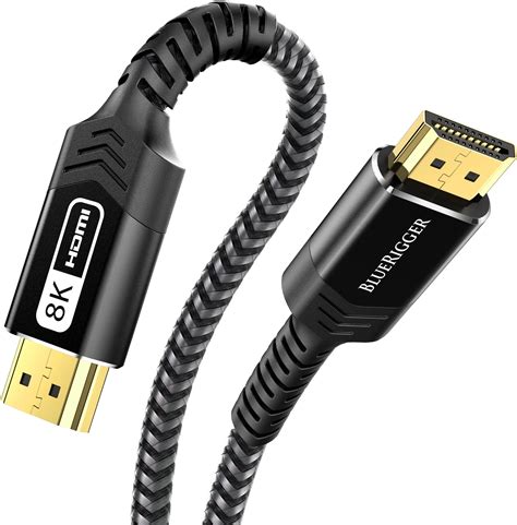 BlueRigger 8K HDMI Cable 10FT 8K 60Hz Ultra HD 48Gbps High Speed