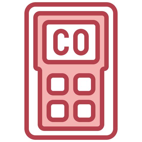 Gas Detector Surang Red Icon