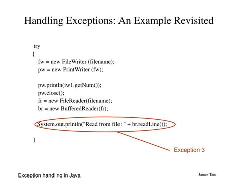 Ppt Java Exception Handling Powerpoint Presentation Free Download Id7053679