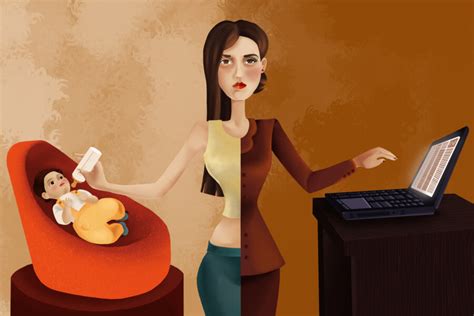 Insignia Humorístico Florecer Mujeres Trabajadoras Con Hijos Temporal