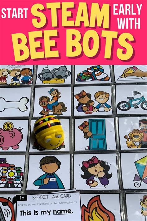 Bee Printables CVCe Words With Pictures Robotics Coding Activities