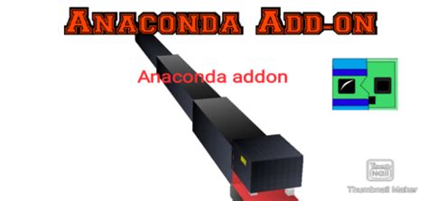 Anaconda Minecraft Pe Addonmod