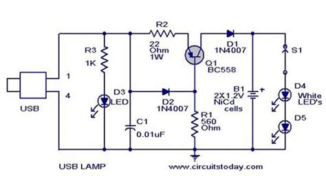 Usb Circuit Diagram