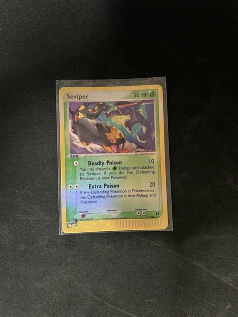 Mavin Seviper 11100 Reverse Holo Rare Pokemon Ex Sandstorm
