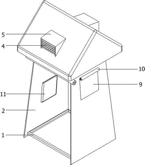 一种军用哨兵岗亭帐篷的制作方法