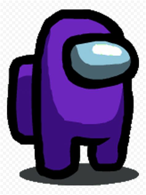 Purple Among Us Character Png Citypng
