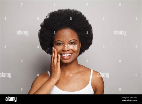 Perfect Brunette Woman Touching Her Hand Her Fresh Clean Skin Dermatology Facial Treatment
