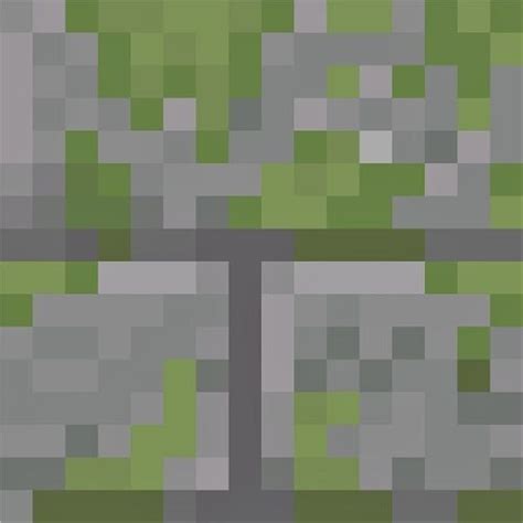 Minecraft Mossy Stone Texture