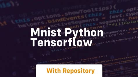 Mnist Python Tensorflow YouTube