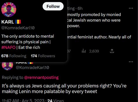 🔺ʀᴇᴍɴᴀɴᴛ On Twitter Jew Here Goyim N🅰fo Communism Lenin Ukraine