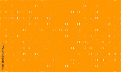 Vecteur Stock Seamless Background Pattern Of Evenly Spaced White