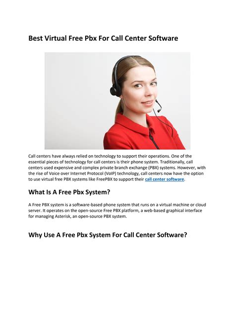 Best Virtual Free Pbx For Call Center Software By Paras Kumar Issuu