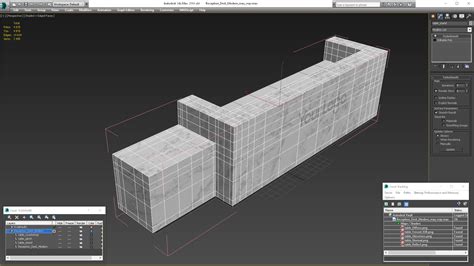 Reception Desk Modern 3d Model 19 3ds Blend C4d Fbx Max Ma