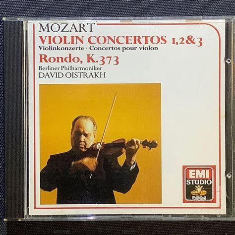 Mozart莫札特 第 1、2 And 3號小提琴協奏曲 Oistrakh歐伊斯特拉夫小提琴 舊版1989荷蘭版無ifpi 蝦皮購物