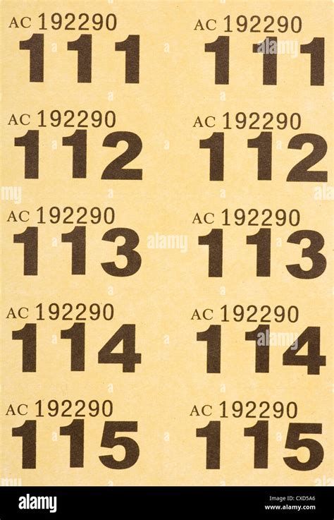Yellow Raffle Tickets Background Abstract Stock Photo Alamy