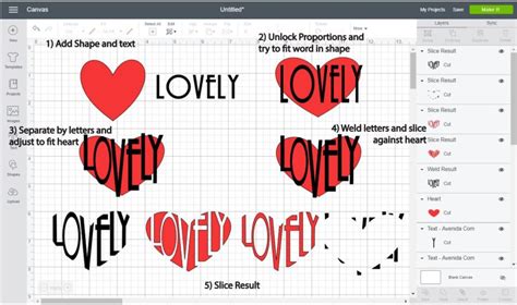 Edit Shapes In Cricut Design Space Cut Out Text Make Words Into Shapes Daydream Into Reality