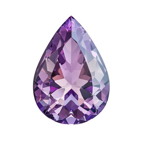 A Stunning Teardrop Shaped Gem Shines With Its Multiple Facets Displaying A Captivating Array Of