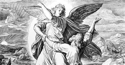 Jacob Wrestles With God Tattoo Où Jacob Est Un Vieillard Fidèle Au