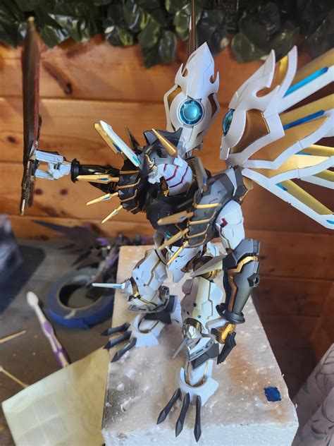 Custom Shine Greymon Model Kit Rdigimon