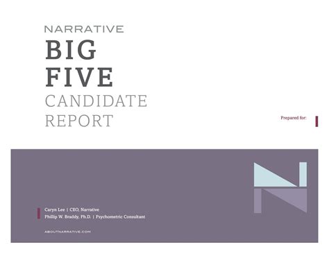 Assessments Narrative