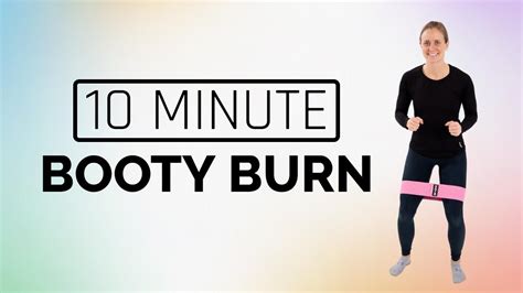10 Minute Booty Burn At Home With Resistance Bands Workout With Jordan